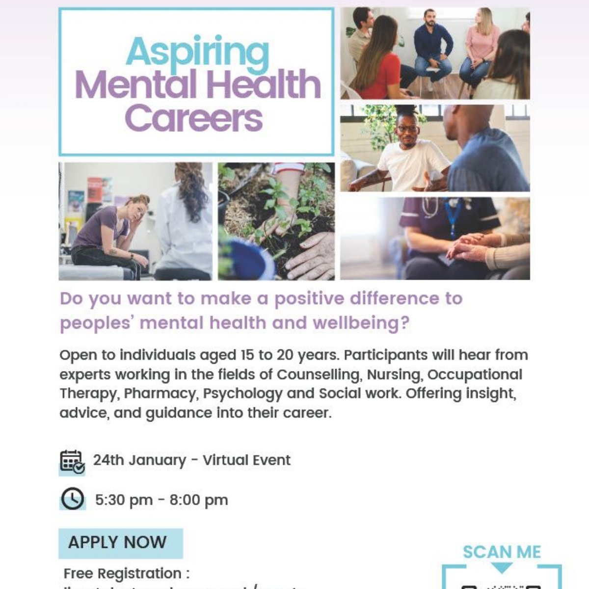 The Pilgrim School - Mental Health Careers Virtual Event